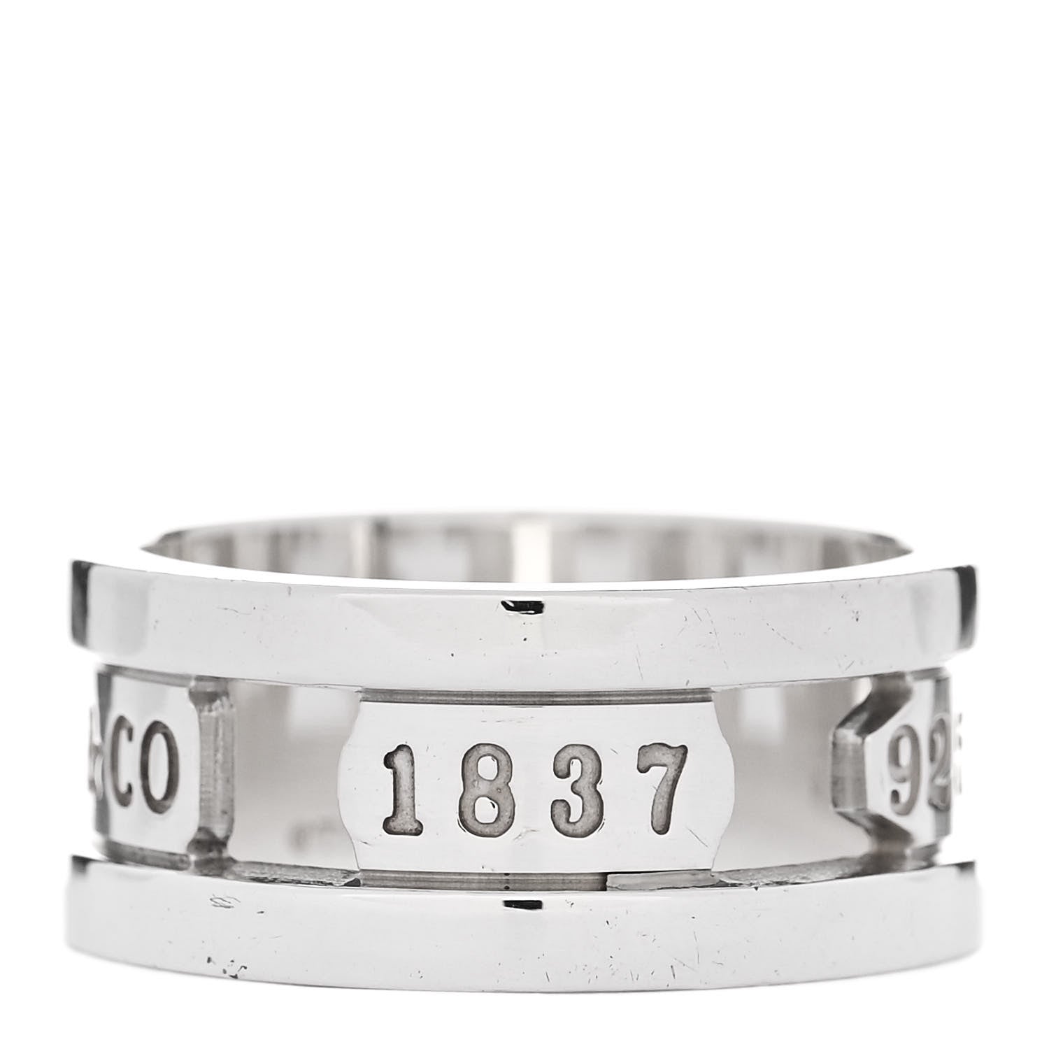 Tiffany Sterling Silver 1837 Elements Ring 57 8 1354589 – FASHIONPHILE