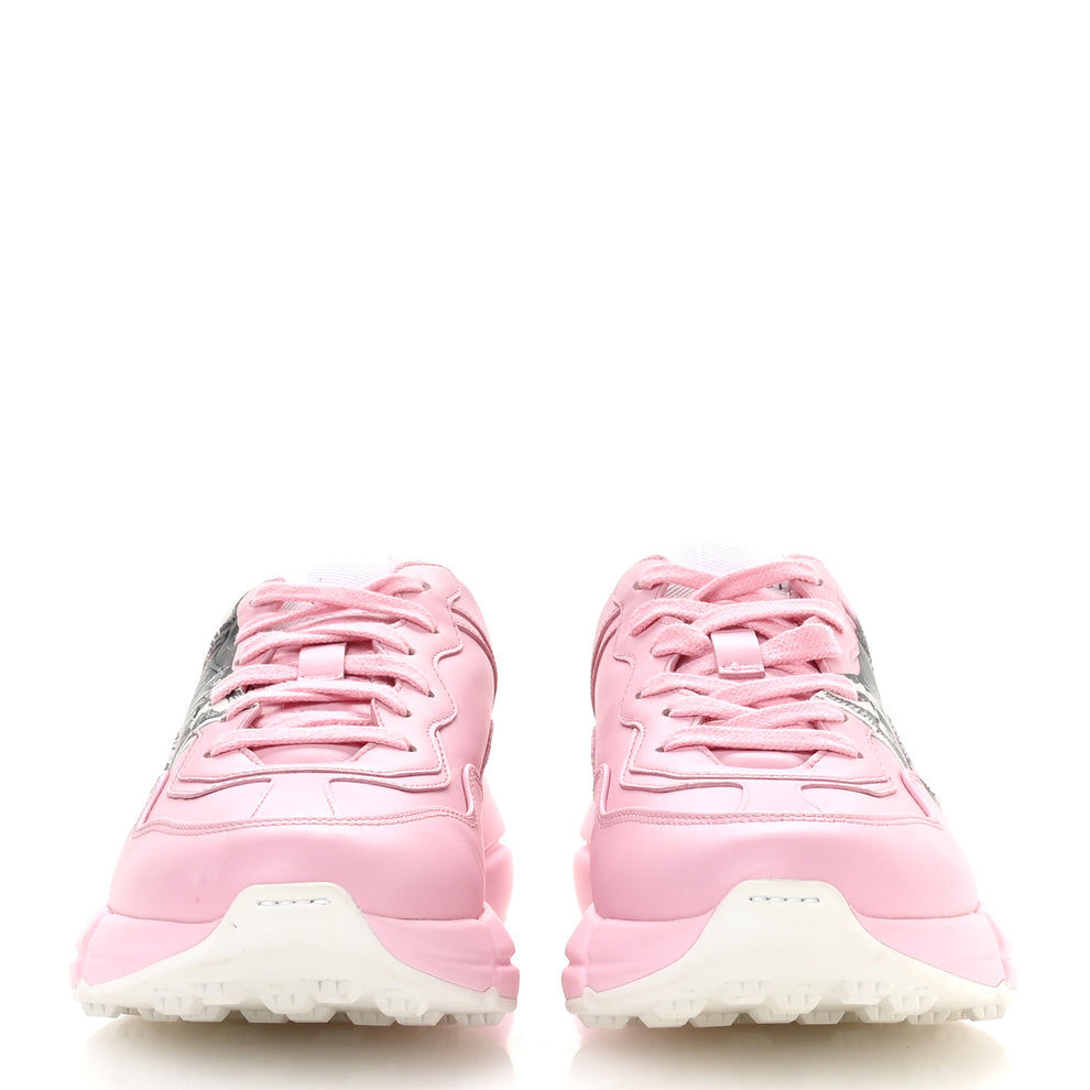 Gucci Calfskin Mystic Cat Rhyton Sneakers 38 Sugar Pink 1775436 ...