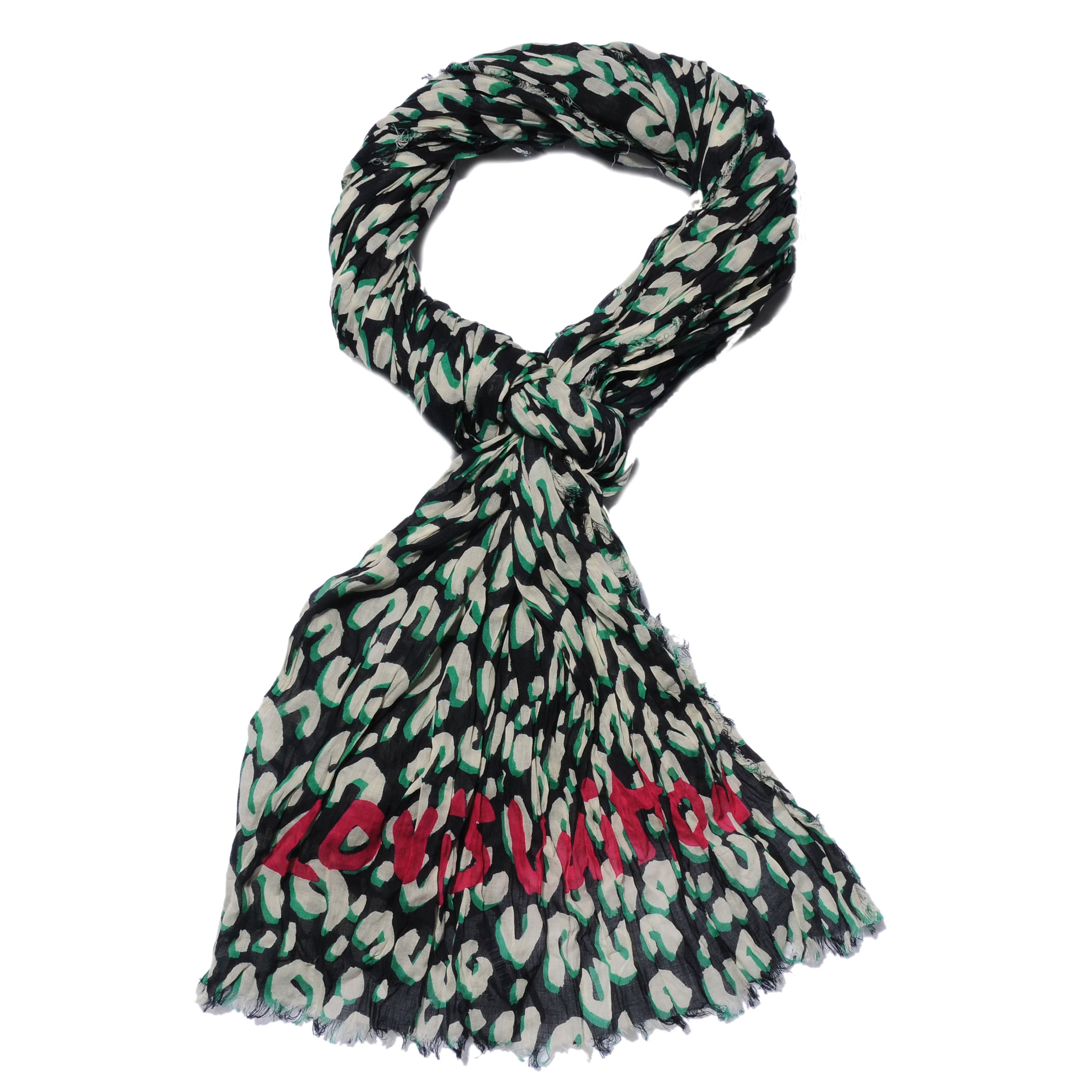 Louis Vuitton Cotton Leopard Pareo Blue Infini 59594 – FASHIONPHILE