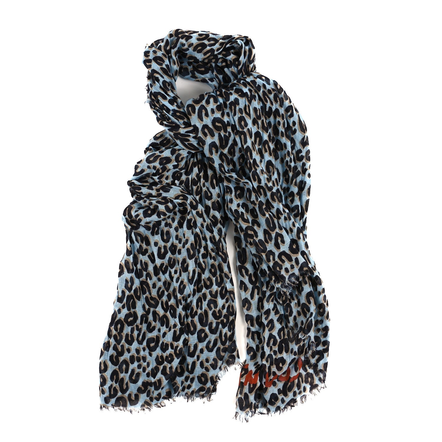 Louis Vuitton Cotton Leopard Stole Blue 1561730 – FASHIONPHILE