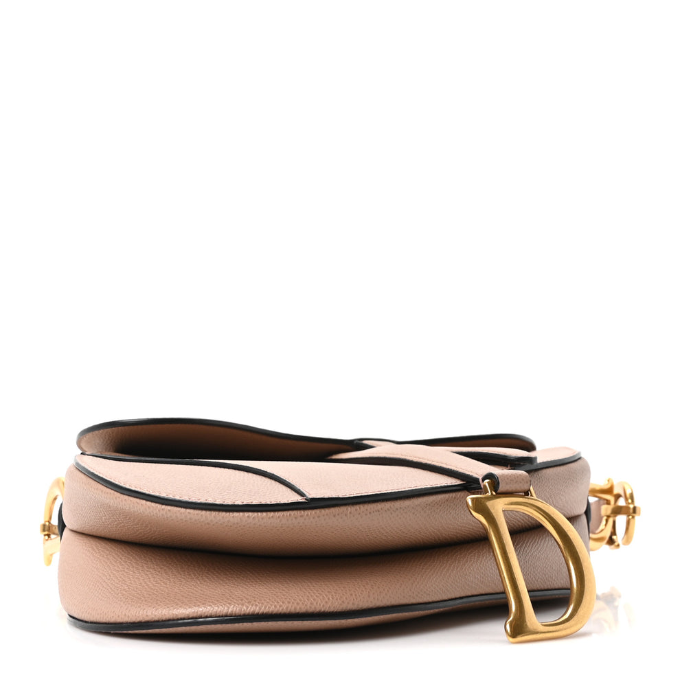 Christian Dior Grained Calfskin Saddle Bag Fard 1842733 – FASHIONPHILE