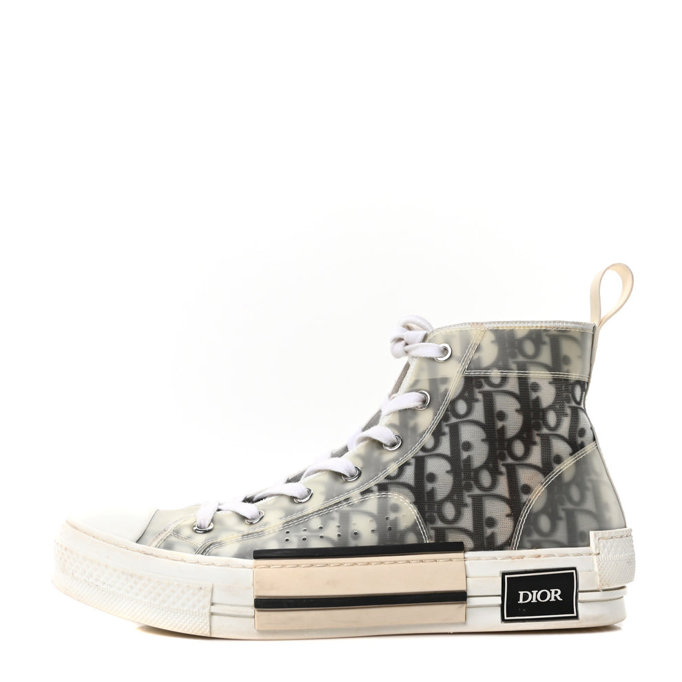 Christian Dior Technical Canvas Oblique B23 High Top Sneakers 41.5 ...