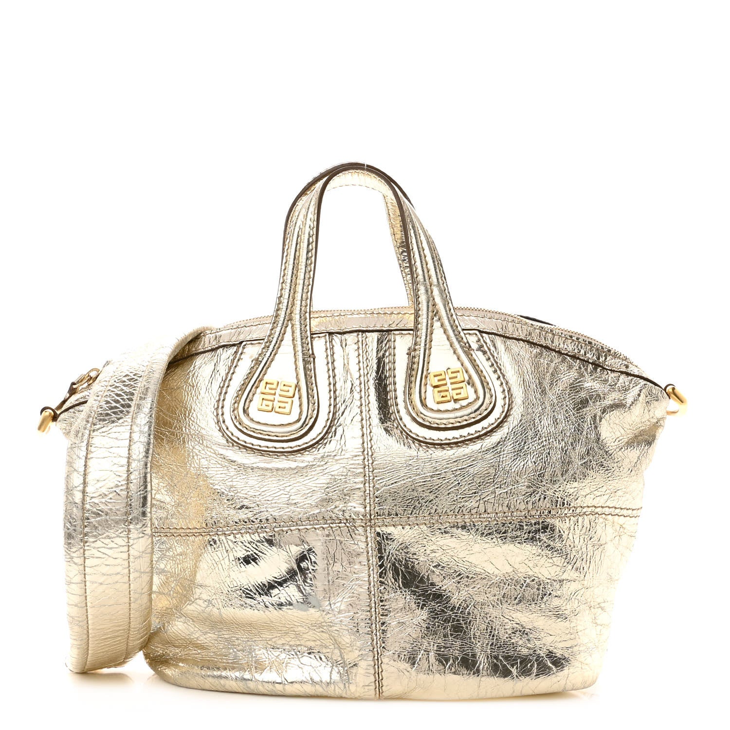 Givenchy Lambskin Small Nightingale Metallic Gold 1235020 – FASHIONPHILE