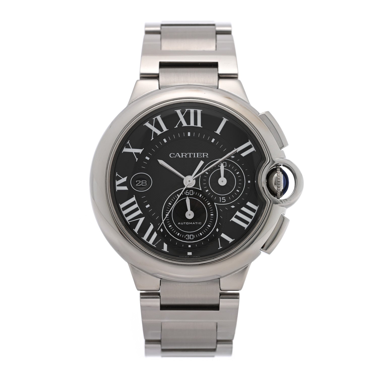 Cartier Stainless Steel 44mm Ballon Bleu De Cartier Chronograph ...