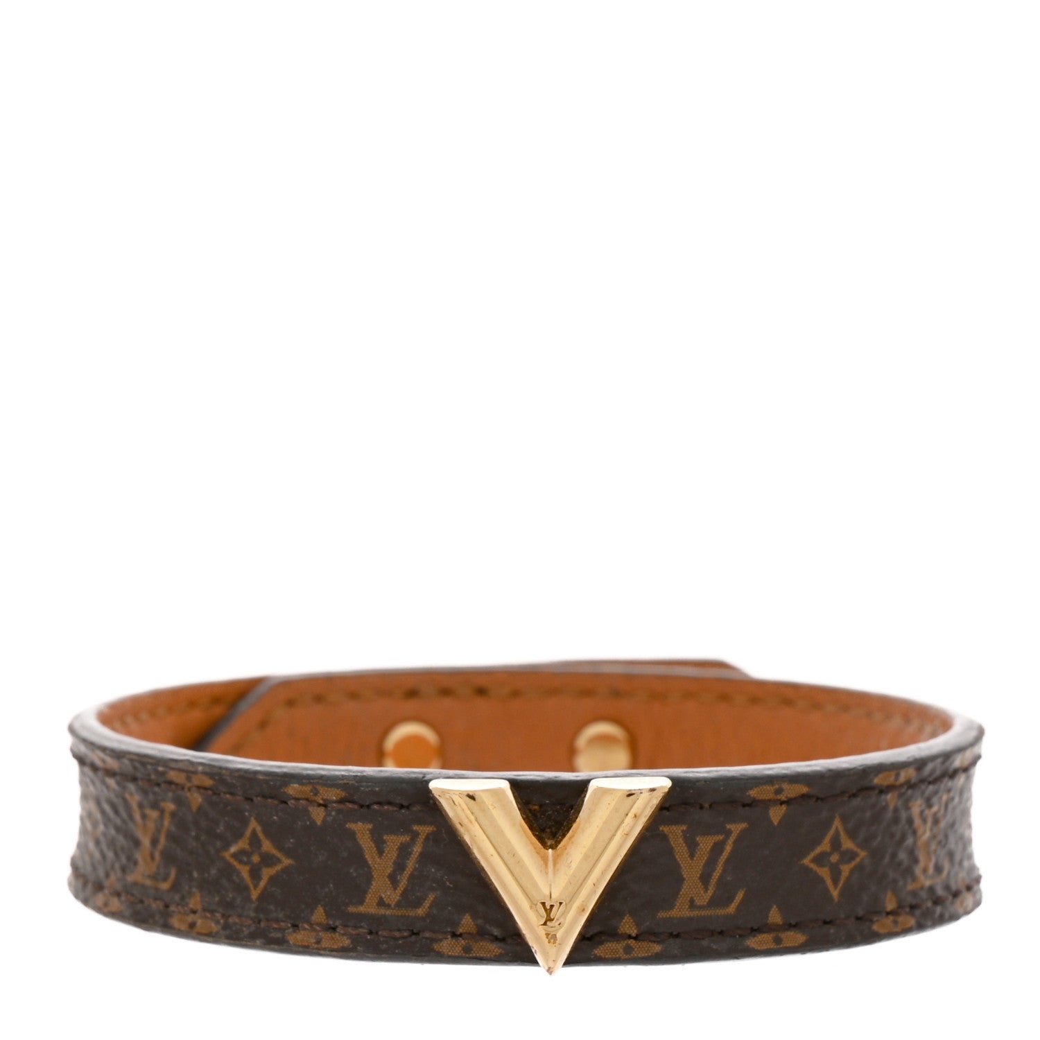 Louis Vuitton Monogram Essential V Bracelet 19 1727759 – FASHIONPHILE
