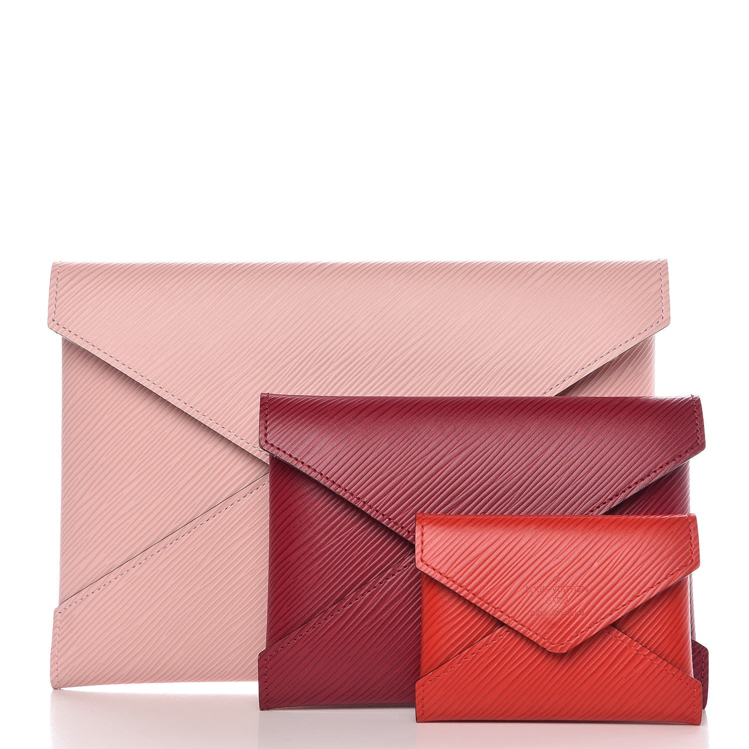 Louis Vuitton Epi Kirigami Pochette Set Rose Ballerine Fuchsia ...