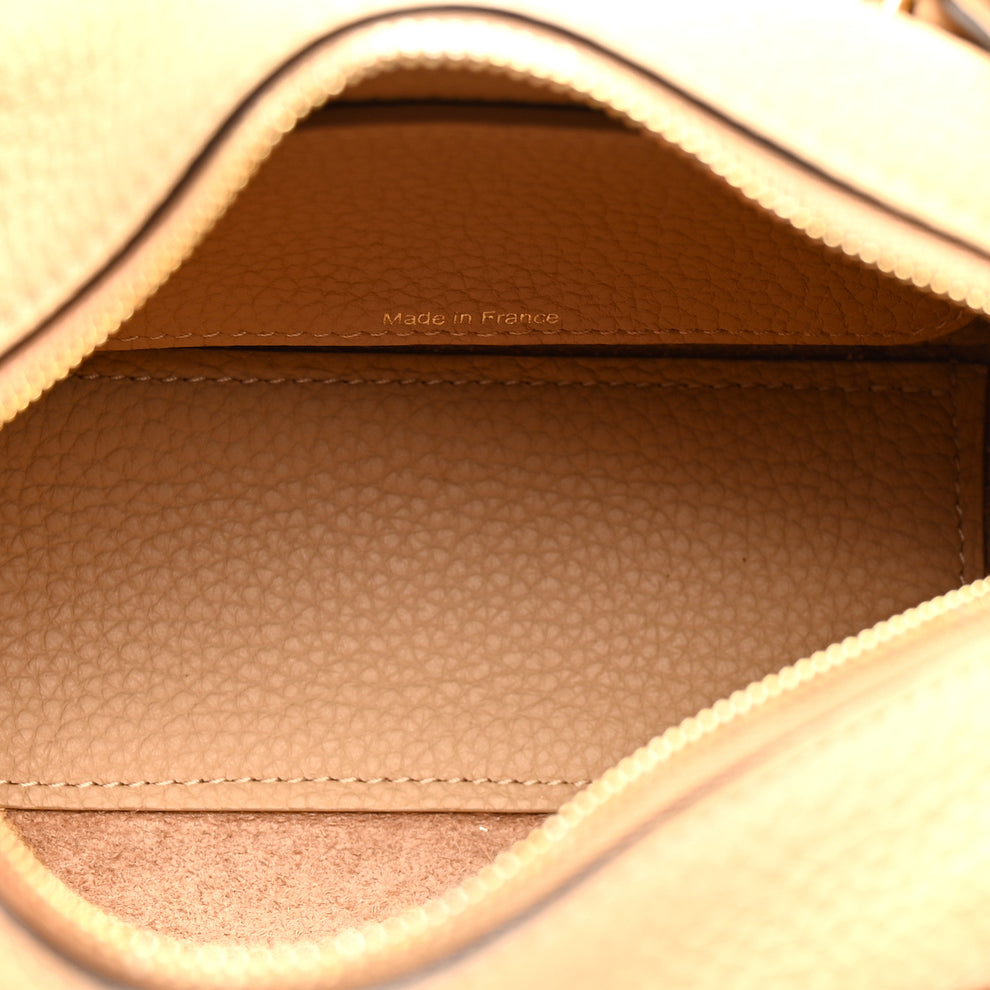 Delvaux Taurillon Soft Nano Cool Box Satchel Latte 1784419 – FASHIONPHILE