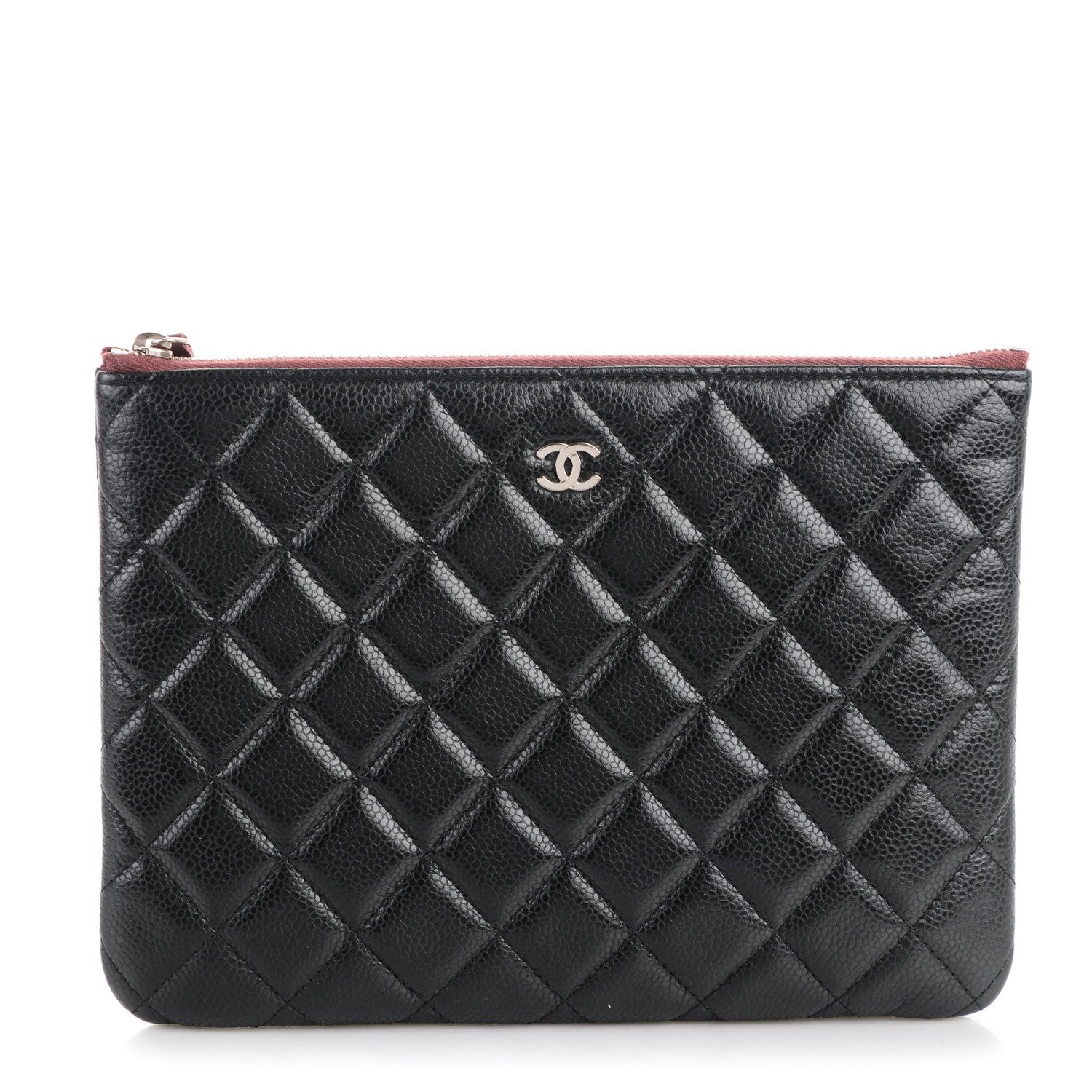 Chanel Caviar Quilted Medium Cosmetic Case Black 158548 – FASHIONPHILE