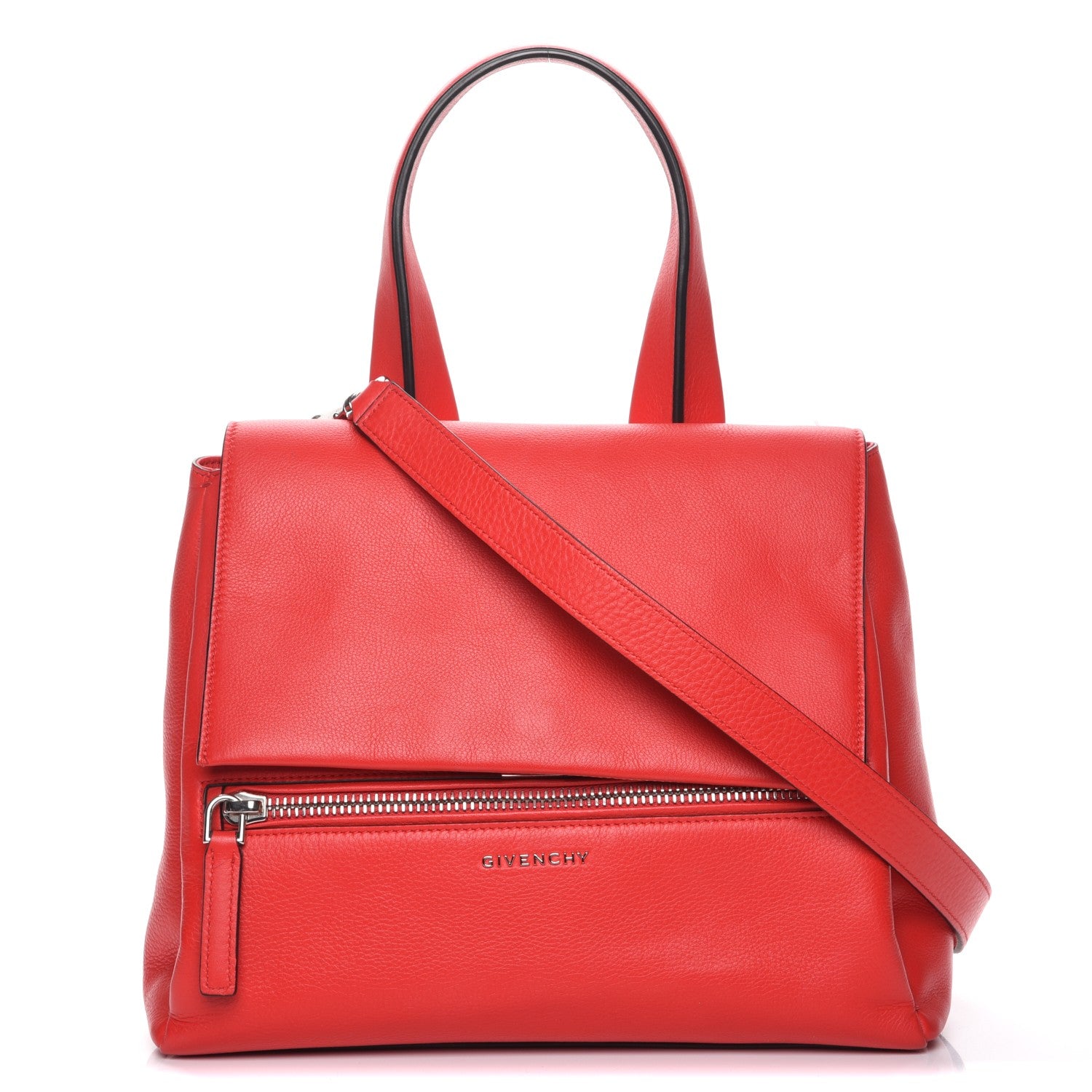 Givenchy Calfskin Small Pandora Pure Flap Bag Medium Red 218099 ...
