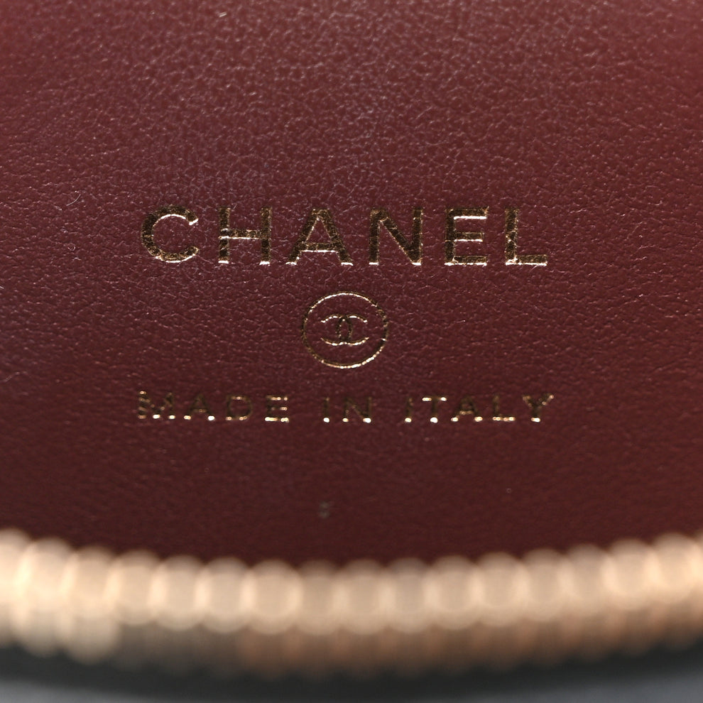 Chanel Caviar Quilted Small Vertical Coco Beauty Vanity Case With Chain ...