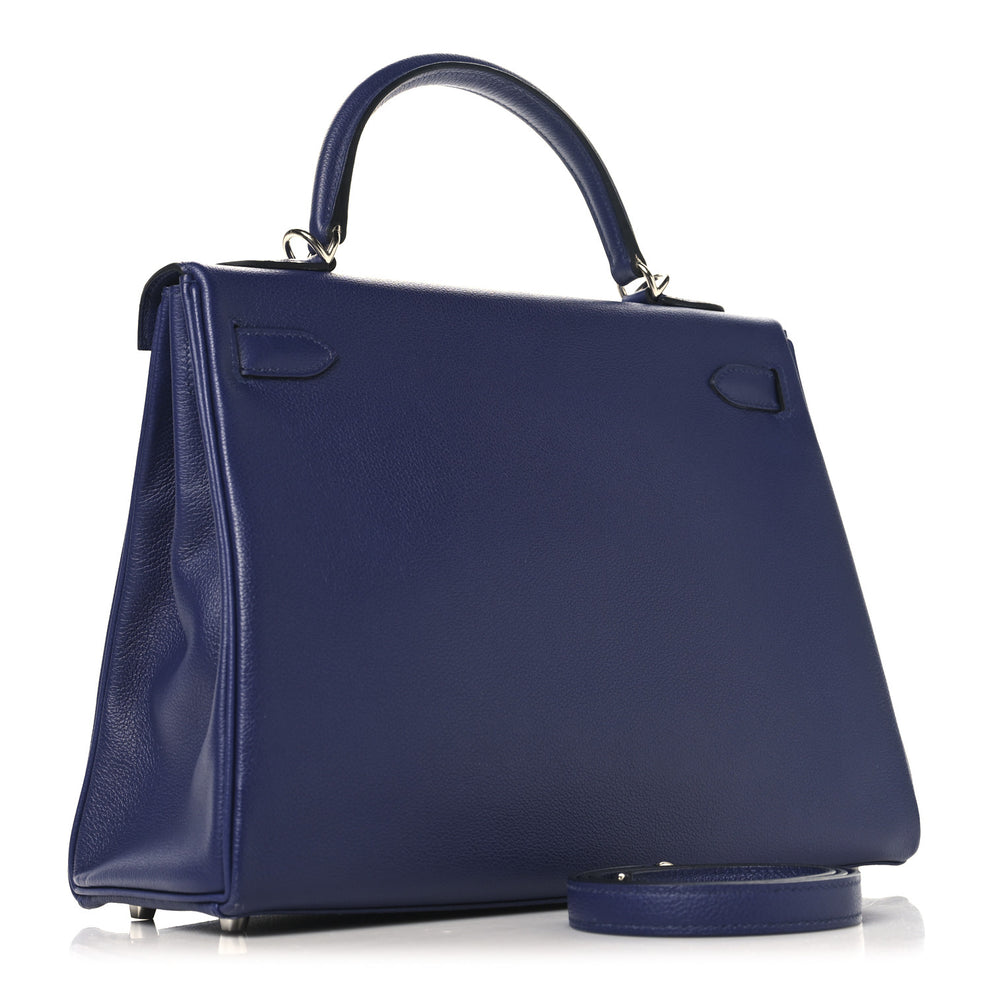 Hermes Evercolor Verso Kelly Retourne 32 Bleu Encre Bleu Zellige ...