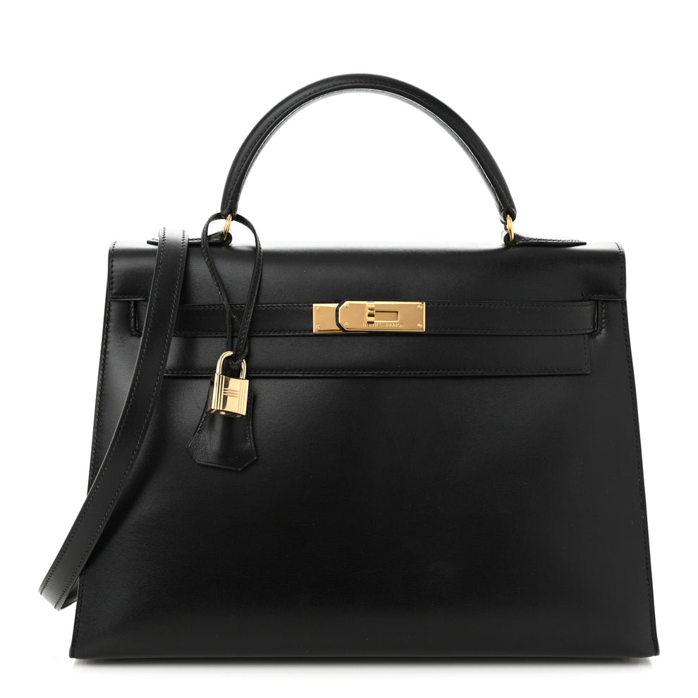 Hermes Box Kelly Sellier 32 Black 1517248 – FASHIONPHILE