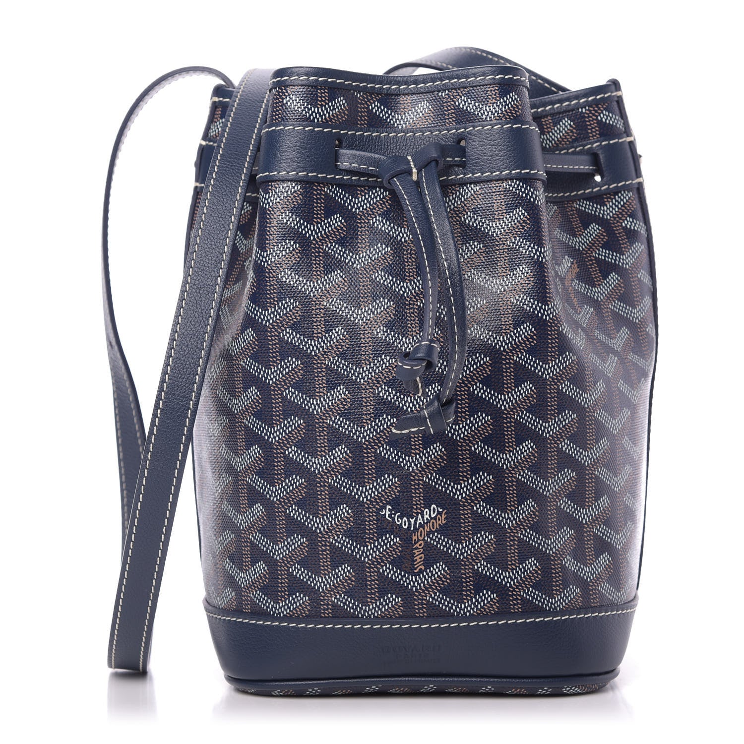 Goyard Goyardine Petit Flot Navy 694801 – FASHIONPHILE