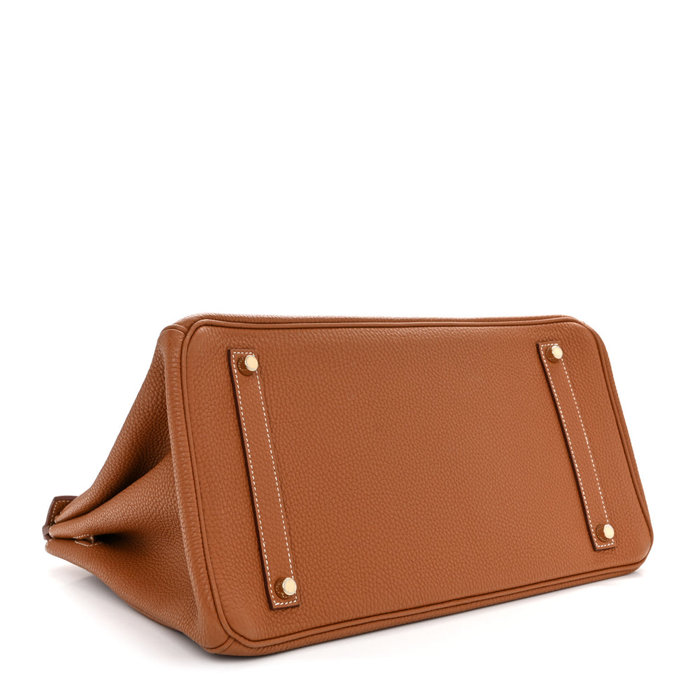 Hermes Taurillon Clemence Birkin 35 Gold 1869121 – FASHIONPHILE