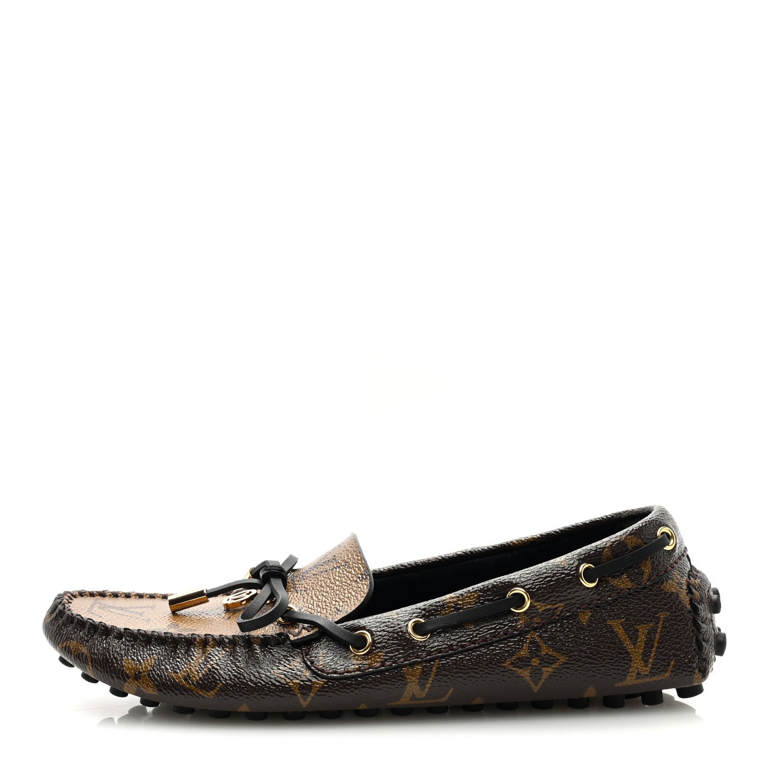 Louis Vuitton Patent Reverse Monogram Gloria Loafers 37 1470683 ...