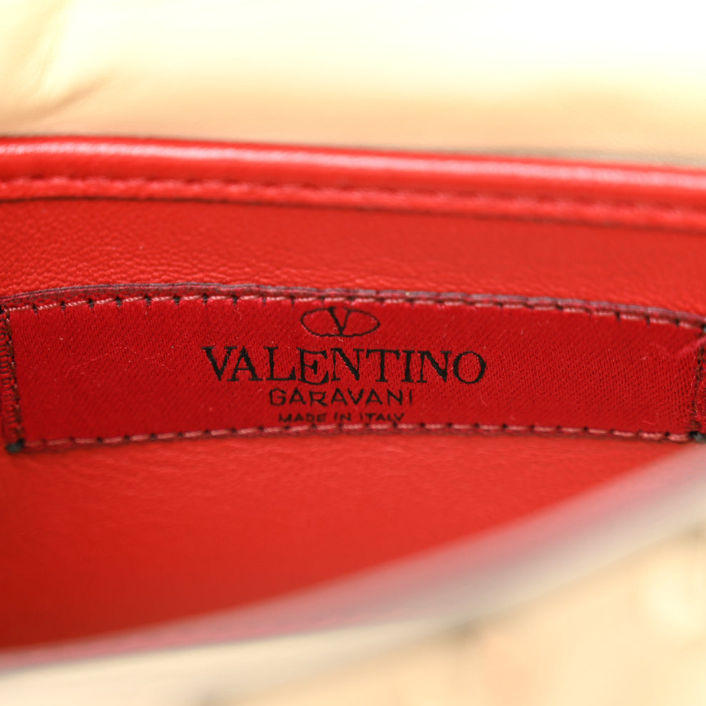 Valentino Garavani Nappa Small Rockstud Spike Shoulder Bag Light Ivory ...