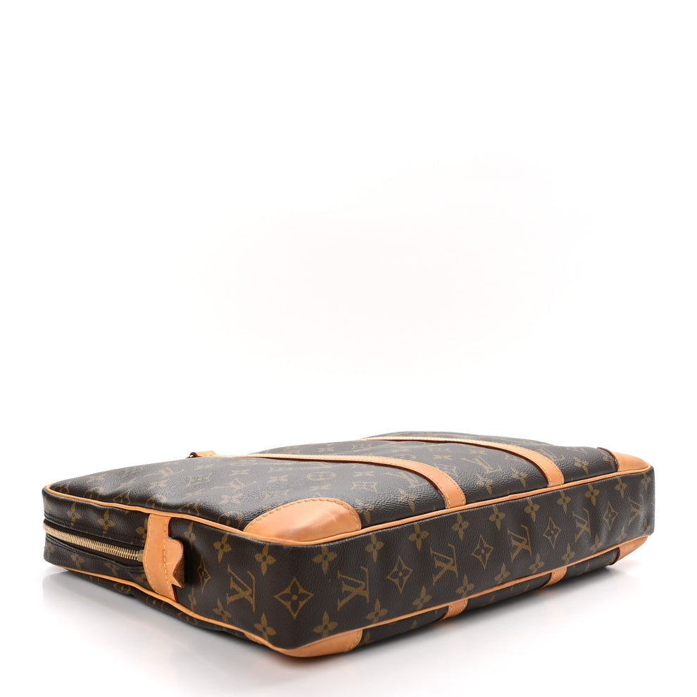 Louis Vuitton Monogram Porte-Documents Voyage Briefcase 1523641 ...