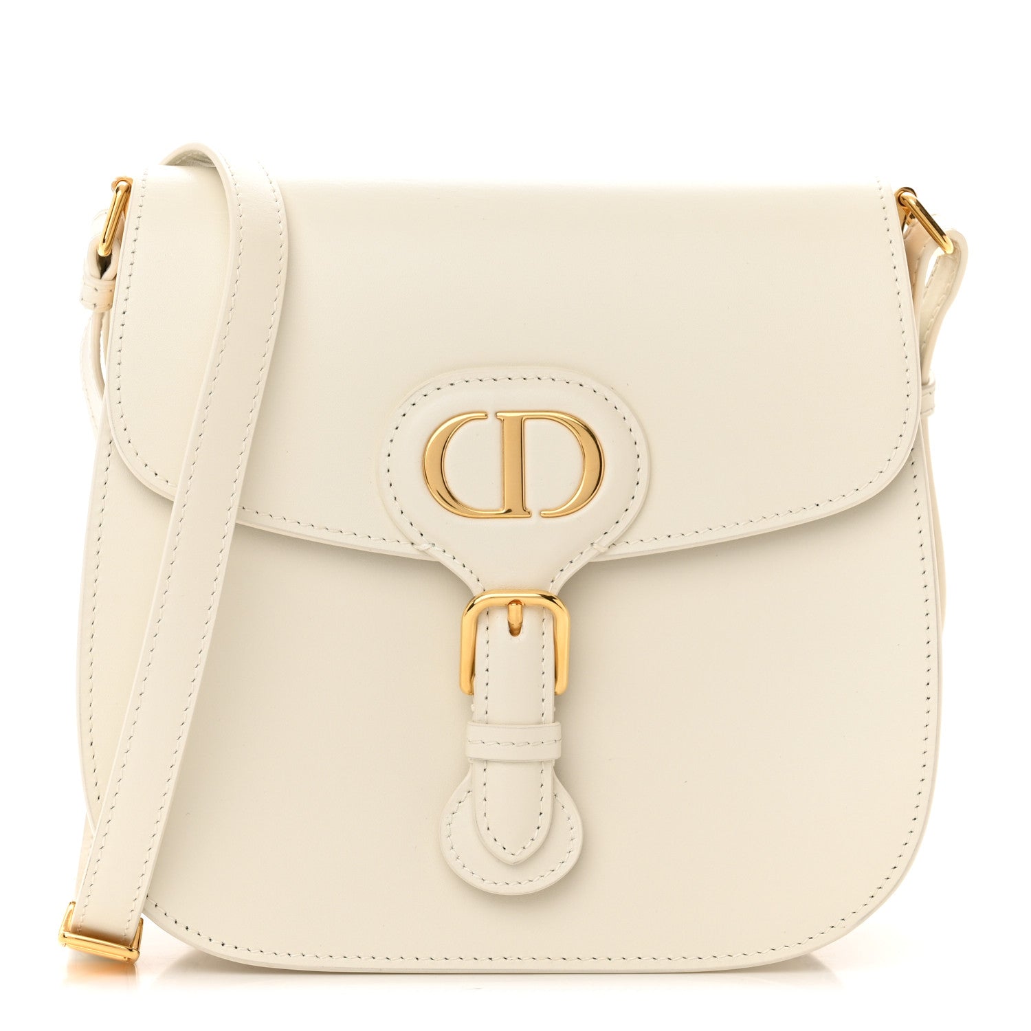 Christian Dior Box Calfskin Medium Bobby Frame Flap Latte 1397446 ...