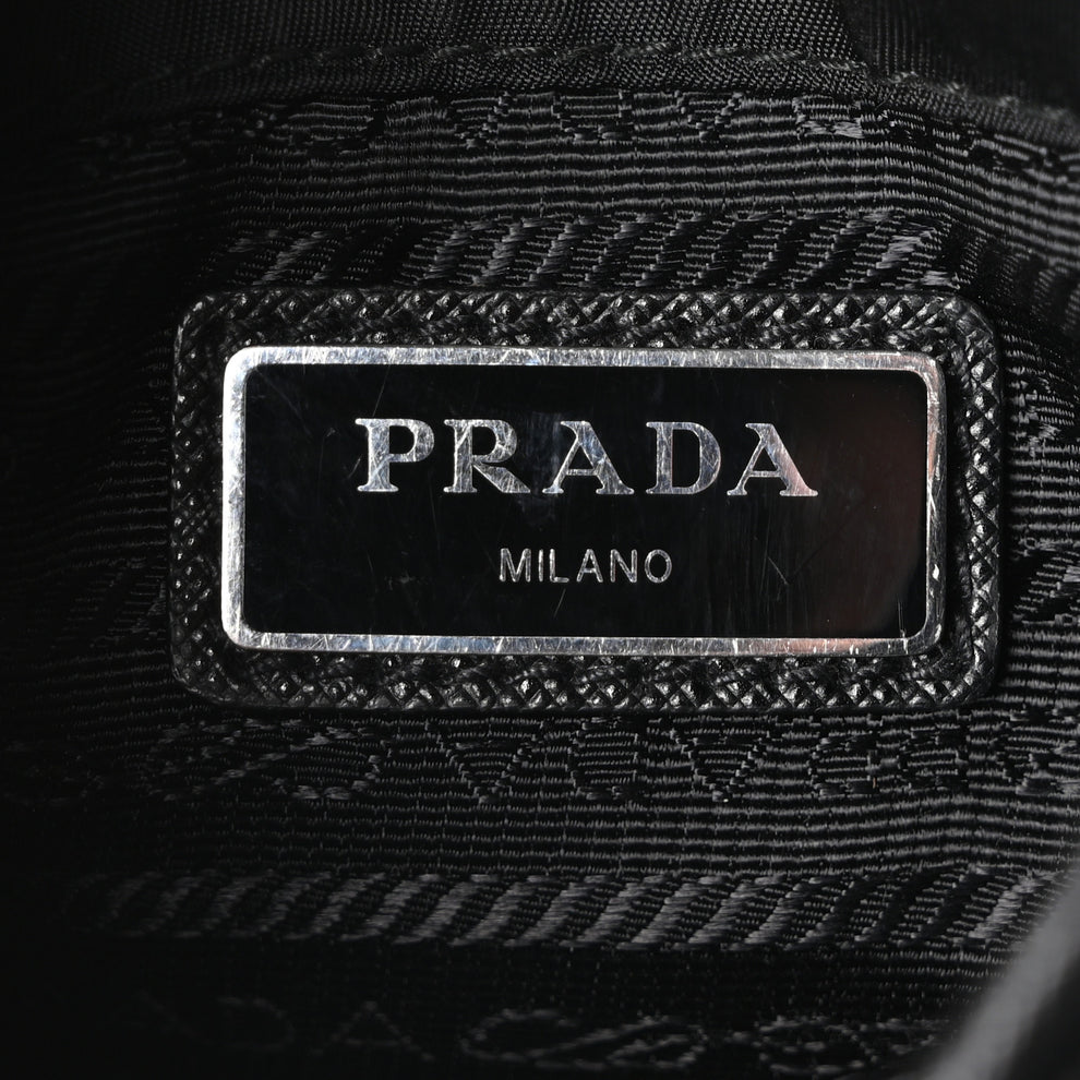 Prada Re-Nylon Saffiano Mini Pocket Single Snap Buckle Messenger Bag ...