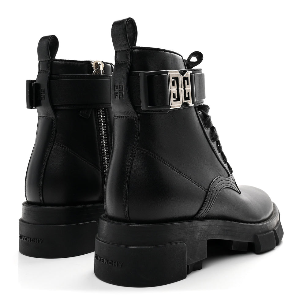 Givenchy Calfskin Combat Boots 36 Black 1868829 – FASHIONPHILE