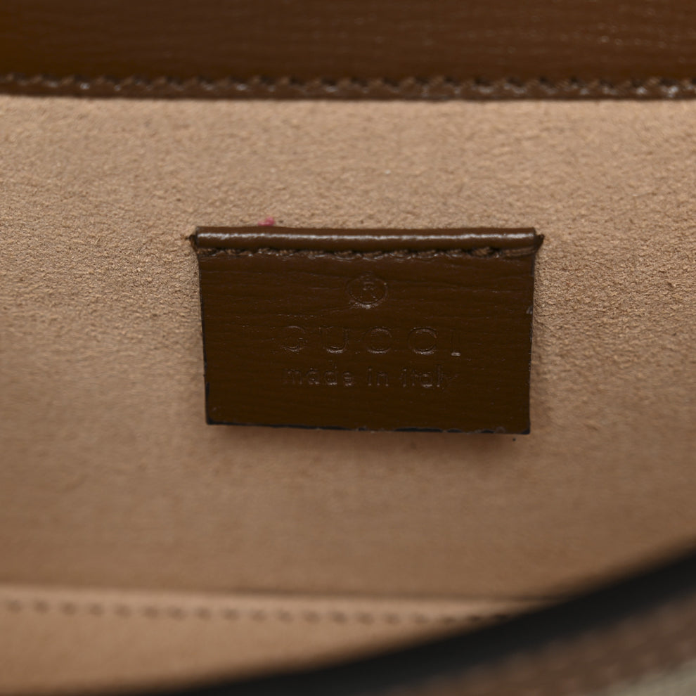 Gucci GG Supreme Monogram Mini Horsebit 1955 Shoulder Bag Beige Brown ...