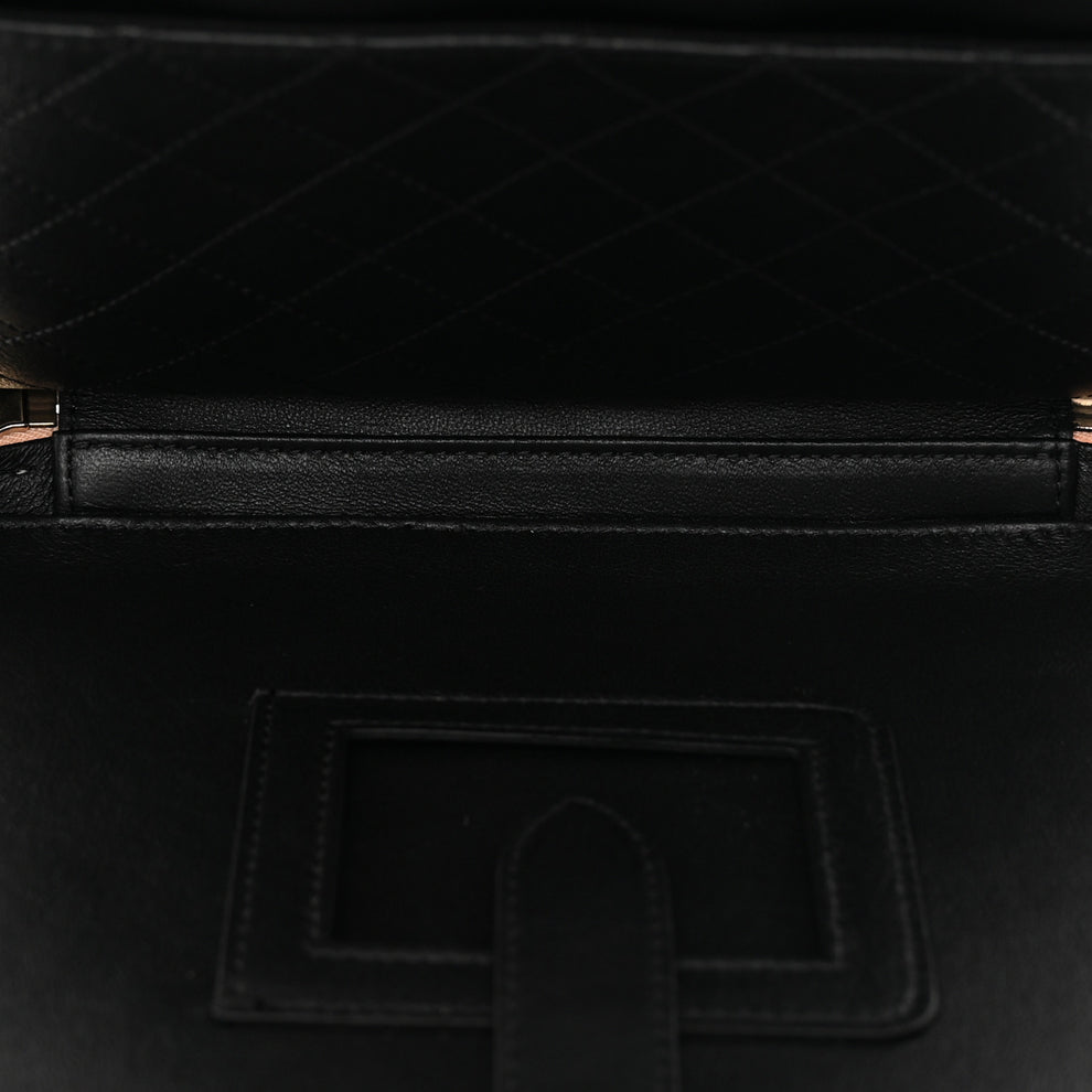 Chanel Caviar Quilted Large CC Filigree Vanity Case Beige Black 1894617 ...