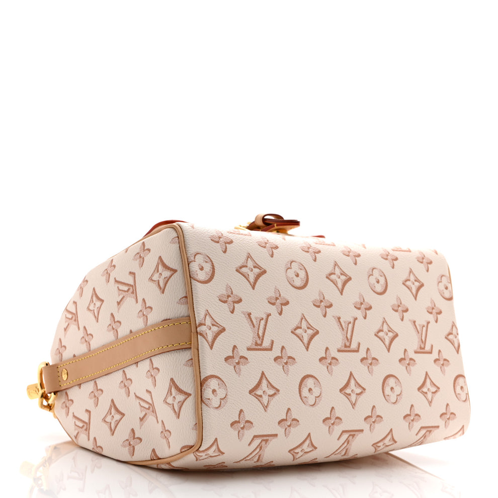 Louis Vuitton Monogram Fall for You Speedy Bandouliere 25 Beige Clair ...