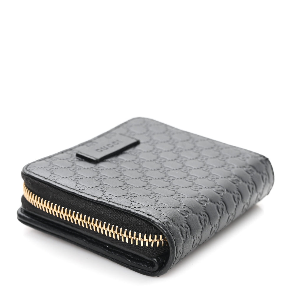 Gucci Microguccissima Compact Wallet Black 1879510 – FASHIONPHILE
