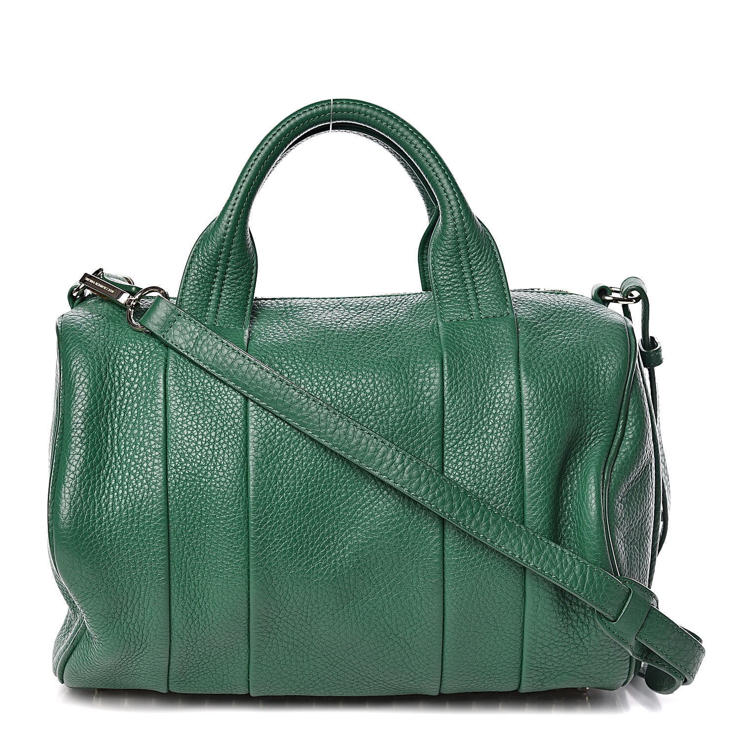 Alexander Wang Pebbled Calfskin Rocco Vine Green Gold Hardware 460910 ...