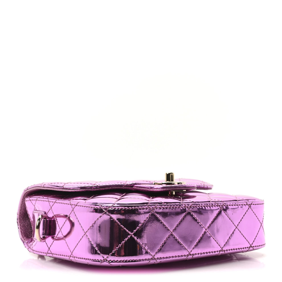 Chanel Mirror Calfskin Metallic Calfskin Quilted Hollywood Boulevard ...