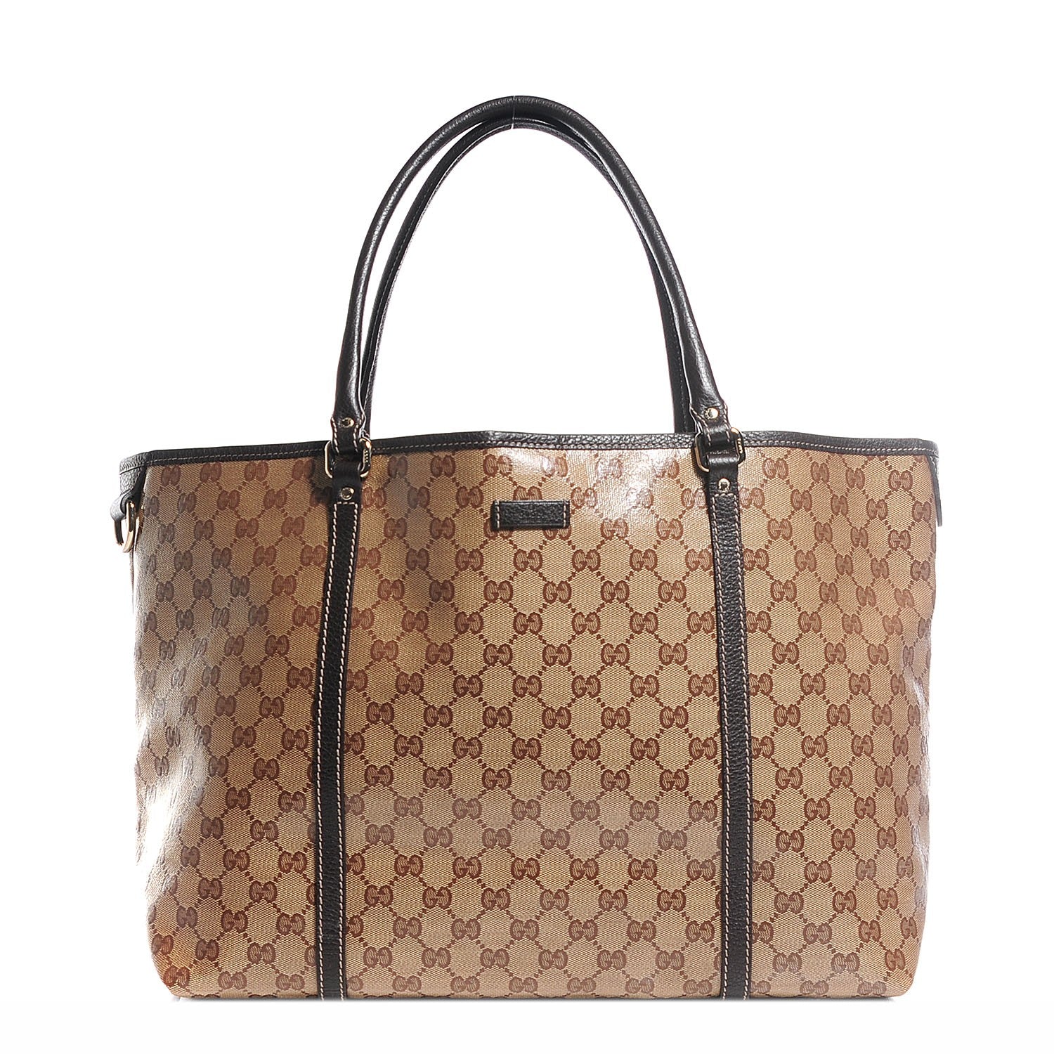 Gucci Crystal Monogram Large Joy Tote Beige Ebony Testa di Moro 109686 ...