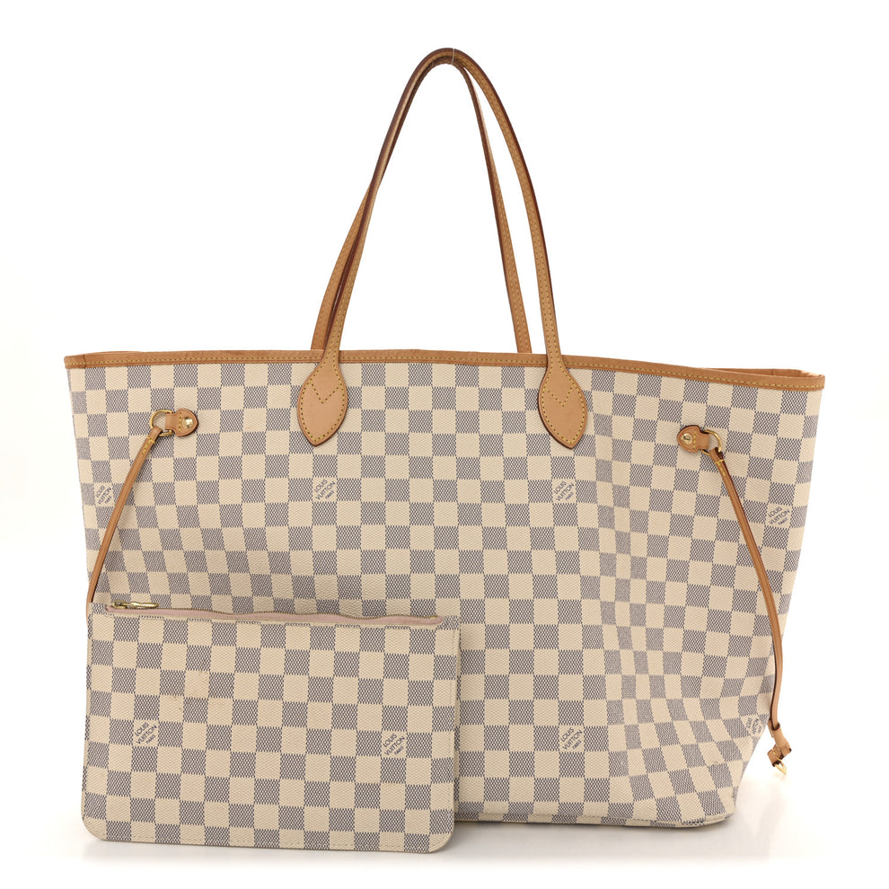 Louis Vuitton Damier Azur Neo Neverfull GM Rose Ballerine 1799914 ...