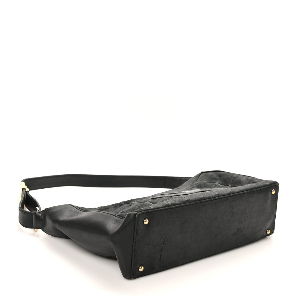 Chanel Lambskin Quilted Medium Chocolate Bar Shoulder Bag Black 1784305 ...