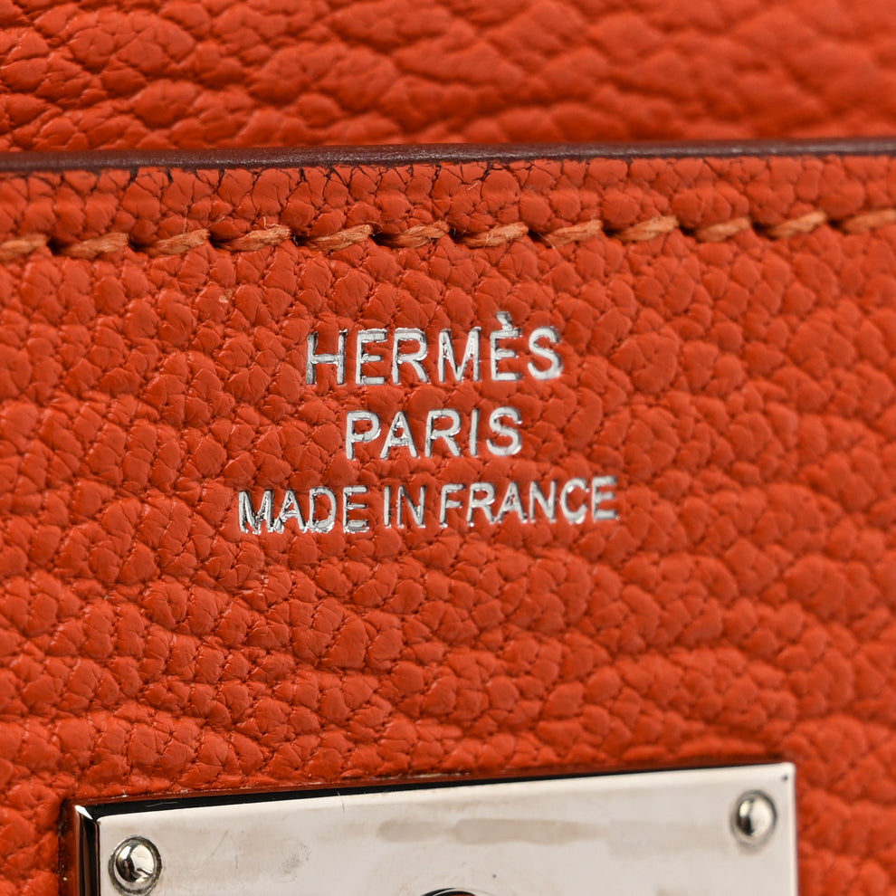 Hermes Chevre Mysore Kelly Longue Wallet Feu 1801193 – FASHIONPHILE
