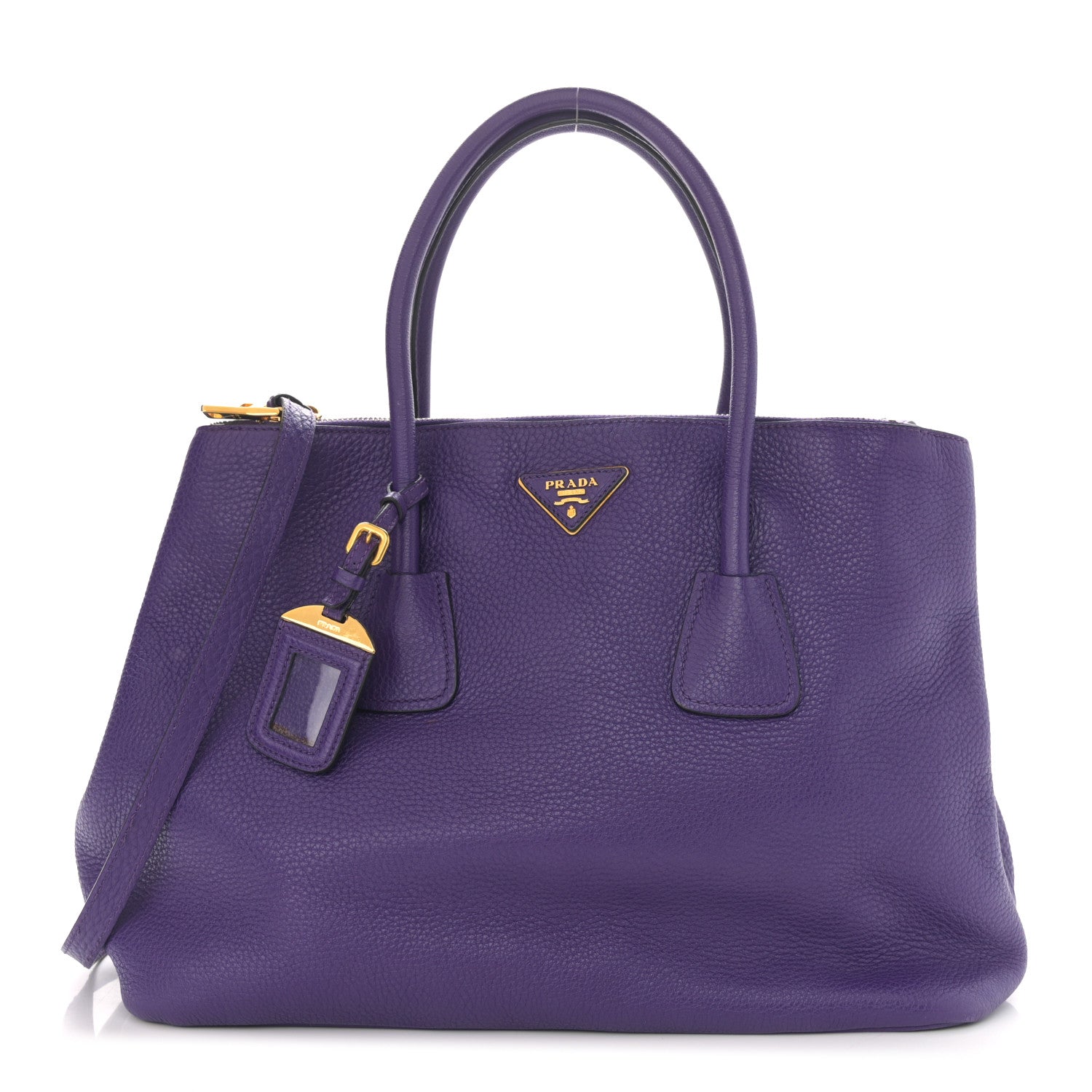 Prada Vitello Daino Tote Viola 1034330 – FASHIONPHILE