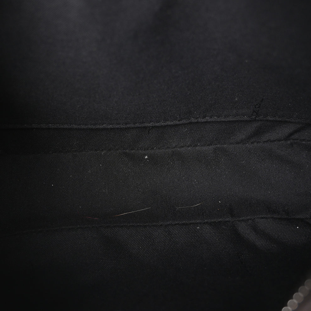 Fendi Shiny Glazed Fabric Vitello Cover FF 1974 Logo Medium Camera Case ...