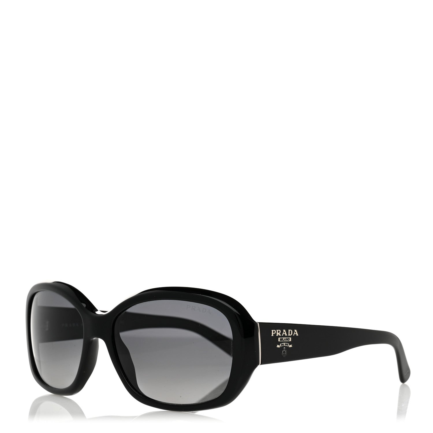 Prada Polarized Sunglasses SPR 31N Black 1224196 – FASHIONPHILE