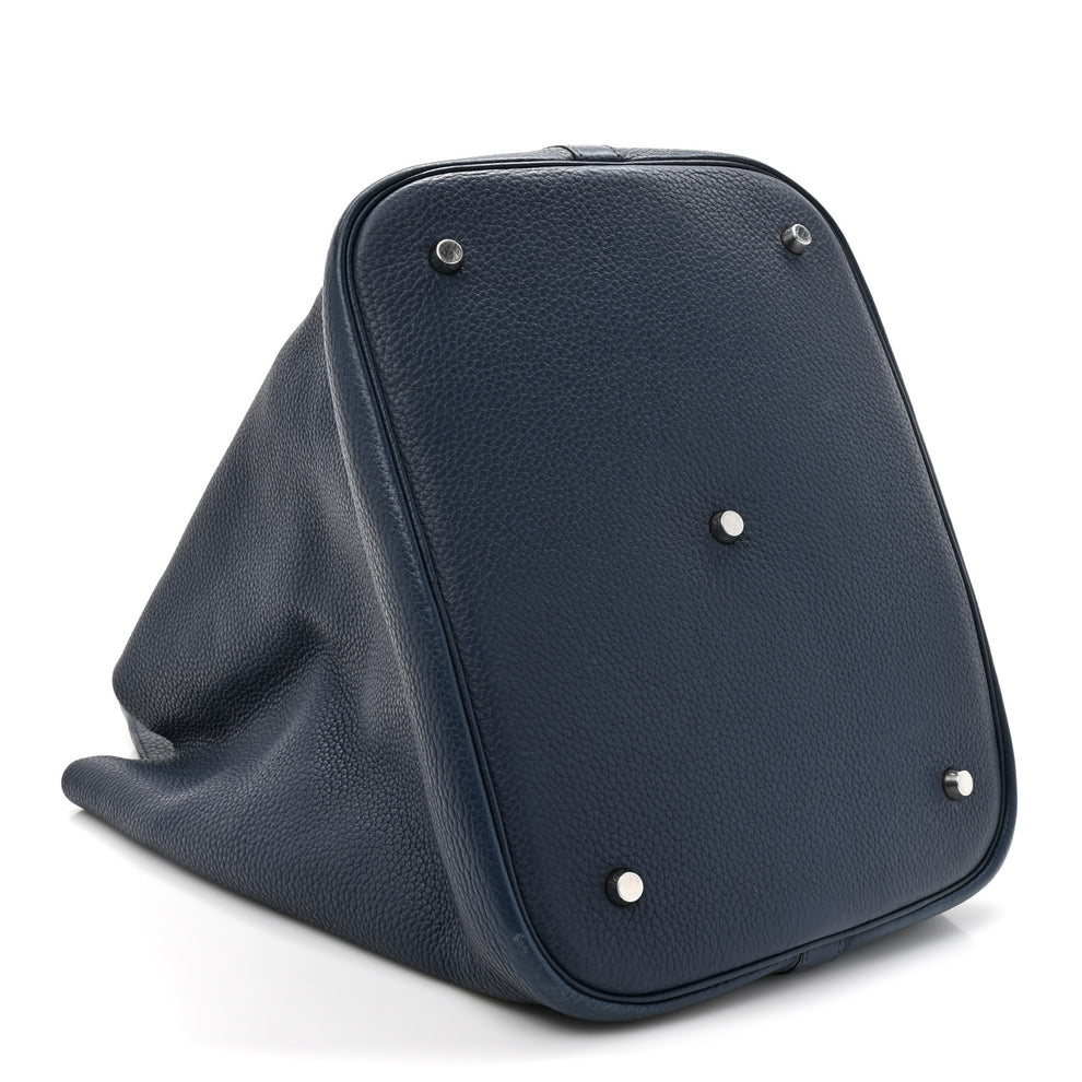 Hermes Taurillon Clemence Picotin Lock TGM Bleu Abysse 1793882 ...