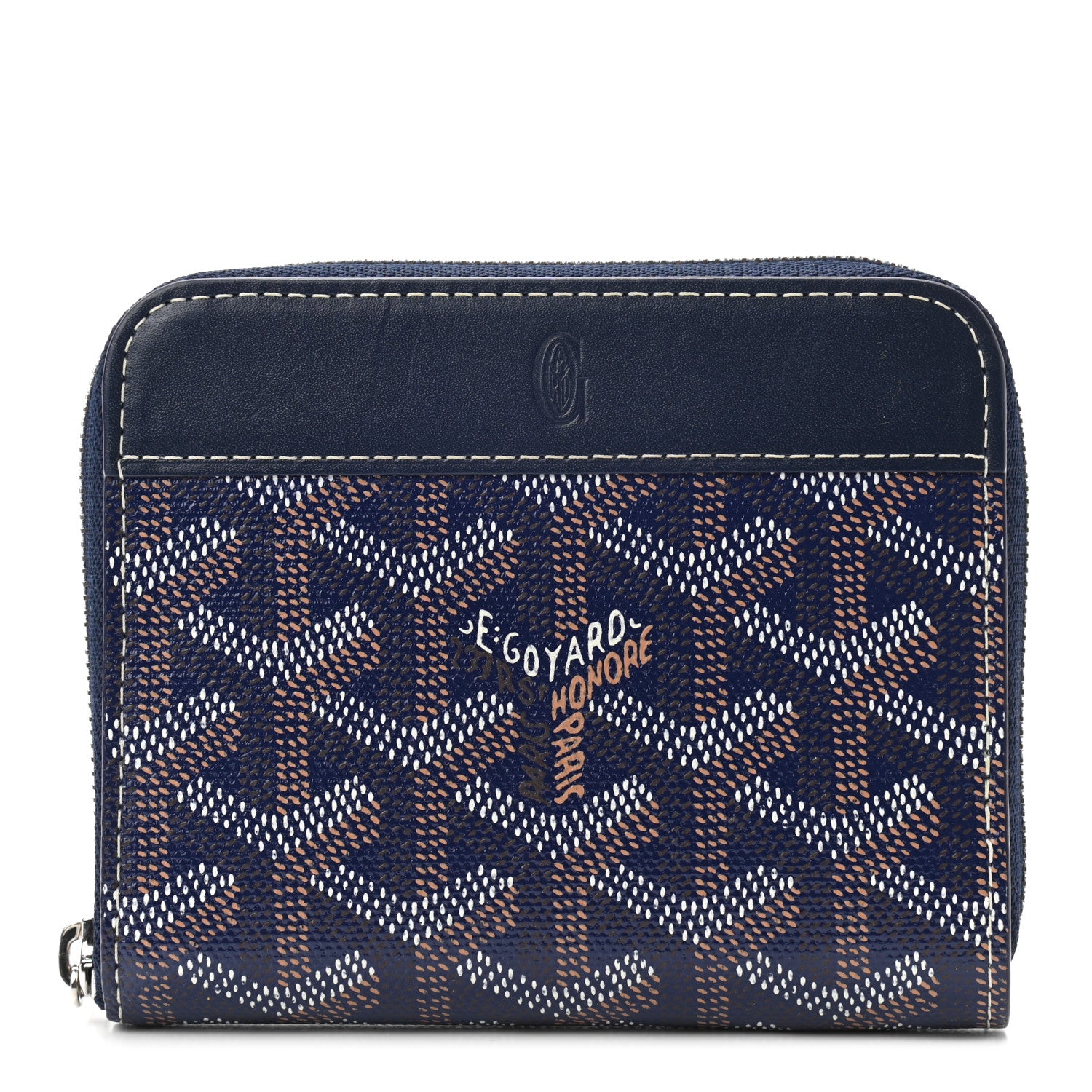 Goyard Goyardine Matignon PM Wallet Navy 903932 – FASHIONPHILE