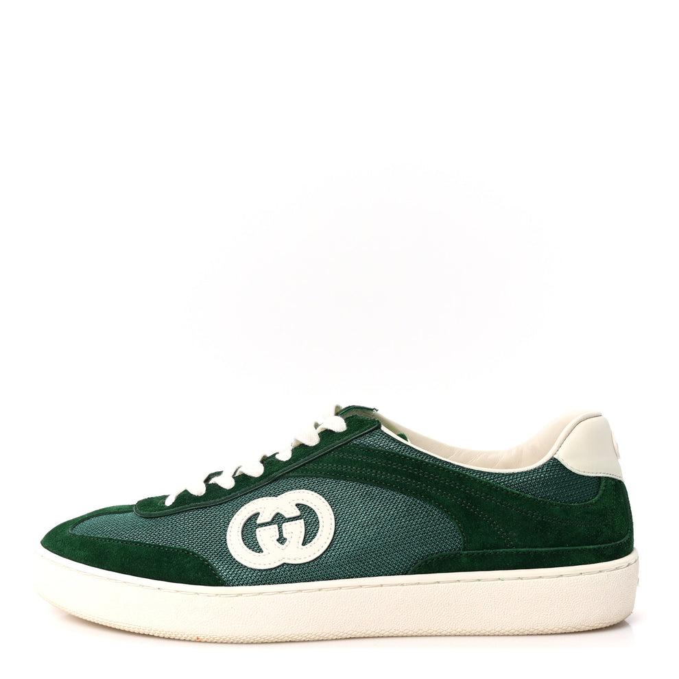 Gucci Suede Nylon Mens G75 Sneaker 9 Green 1784867 – FASHIONPHILE