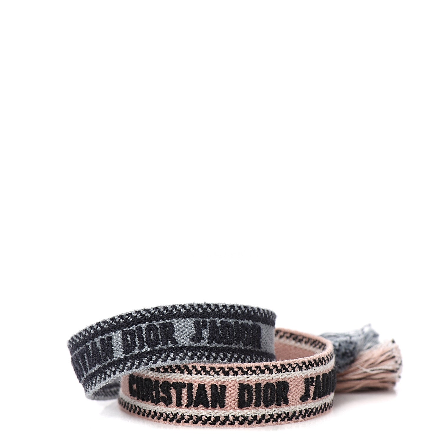 Christian Dior Woven Cotton J'Adior Friendship Bracelet Set Blue Pink ...