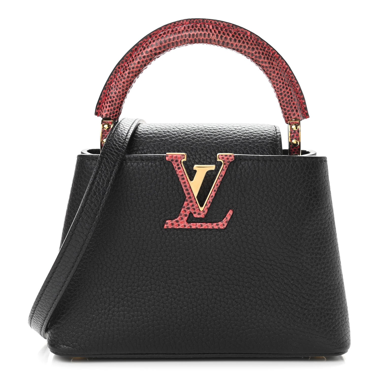 Louis Vuitton Taurillon Lizard Capucines Mini 978342 – FASHIONPHILE
