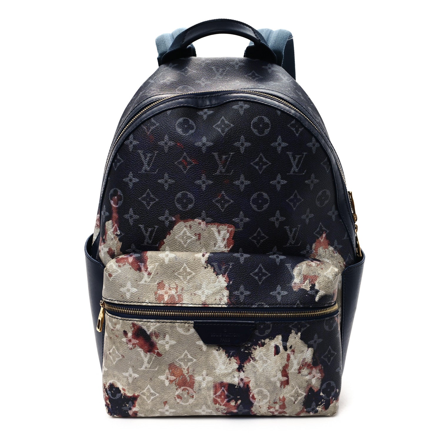 Louis Vuitton Monogram Bleach Discovery Backpack PM Ink Blue 1656439 ...