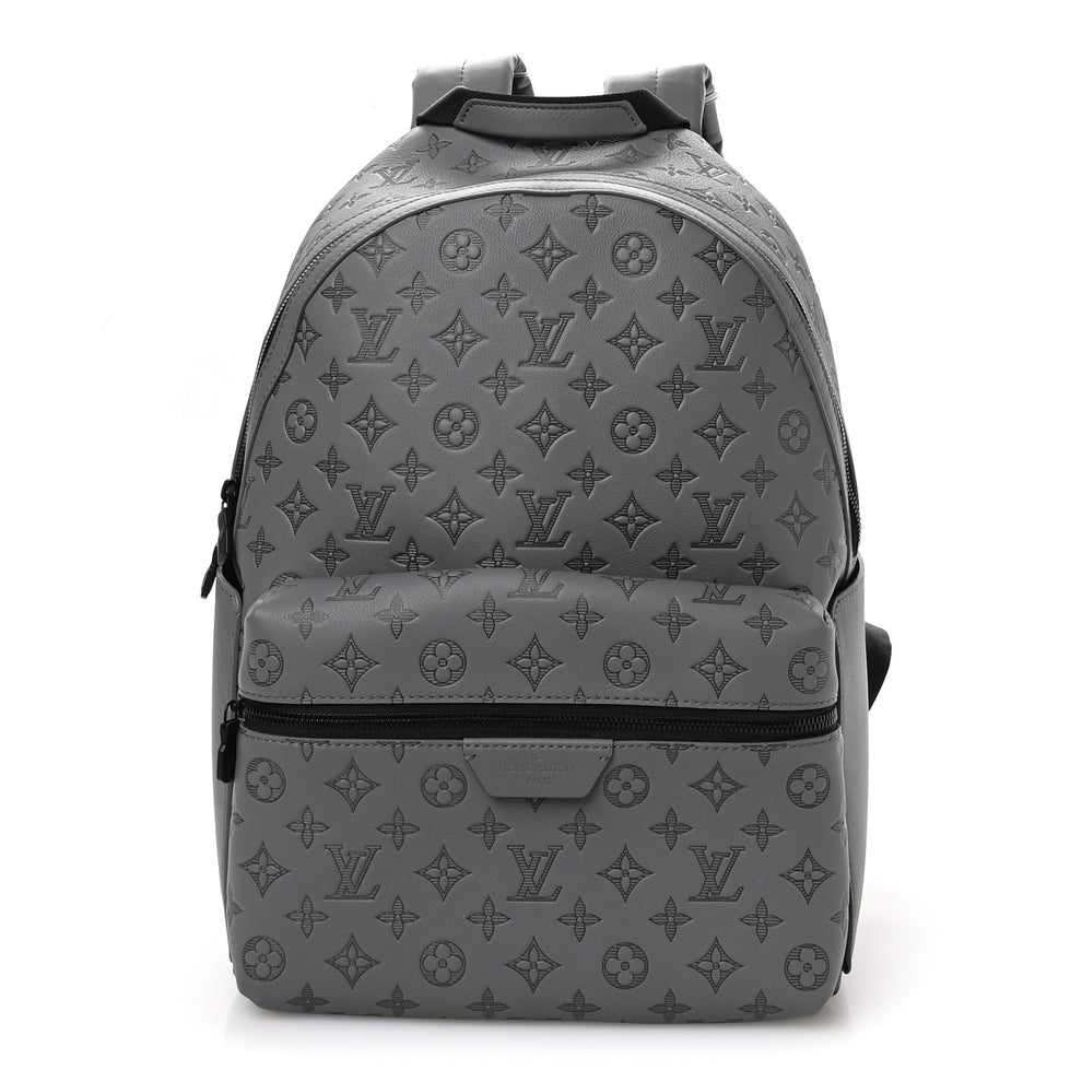 Louis Vuitton Calfskin Monogram Shadow Discovery Backpack Anthracite ...