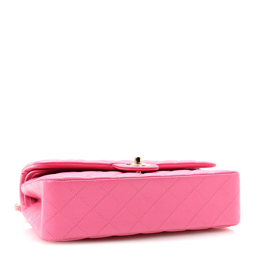 Chanel Caviar Quilted Medium Double Flap Pink 1801226 – FASHIONPHILE