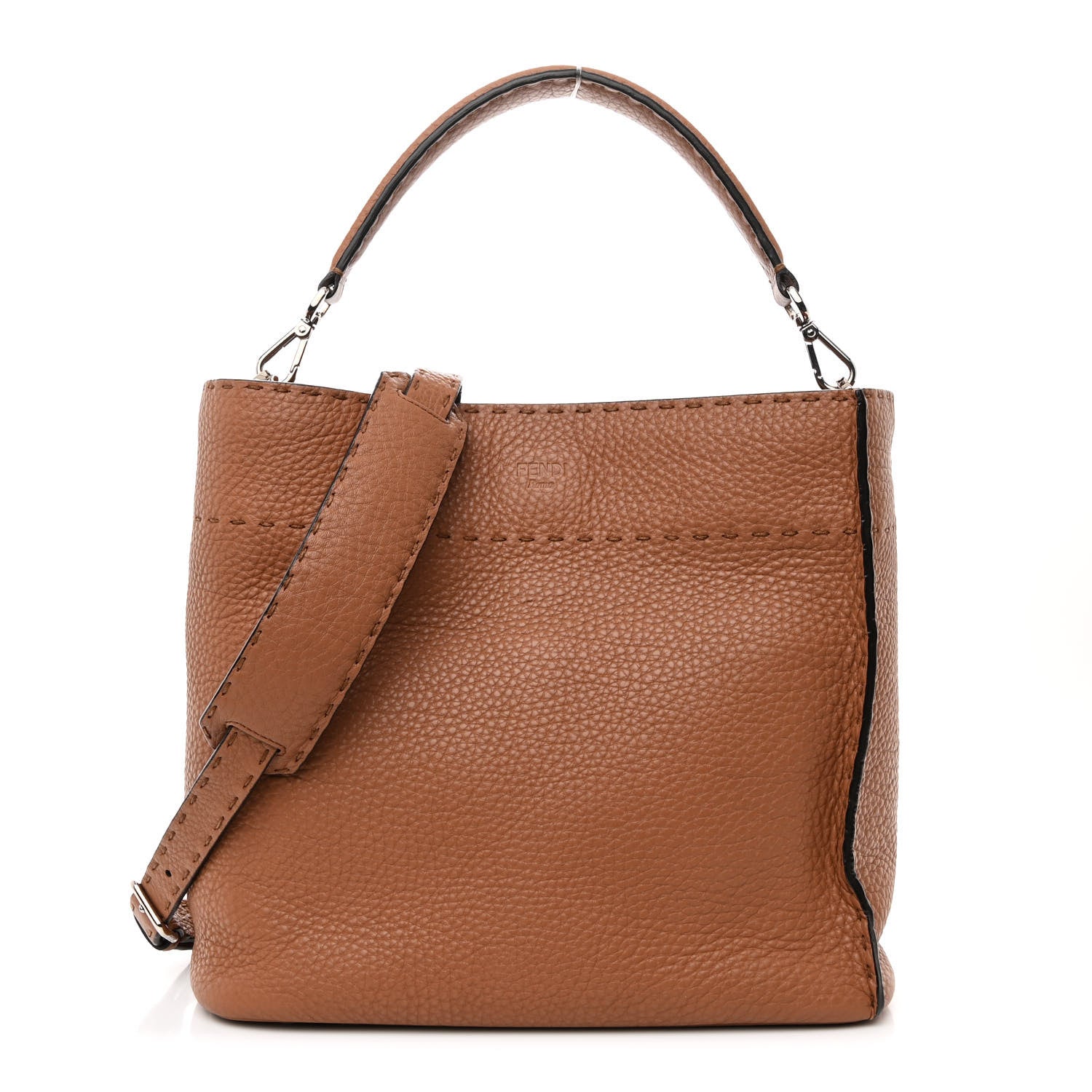 Fendi Cuoio Romano Selleria Small Anna Bucket Bag Mou 1650481 ...