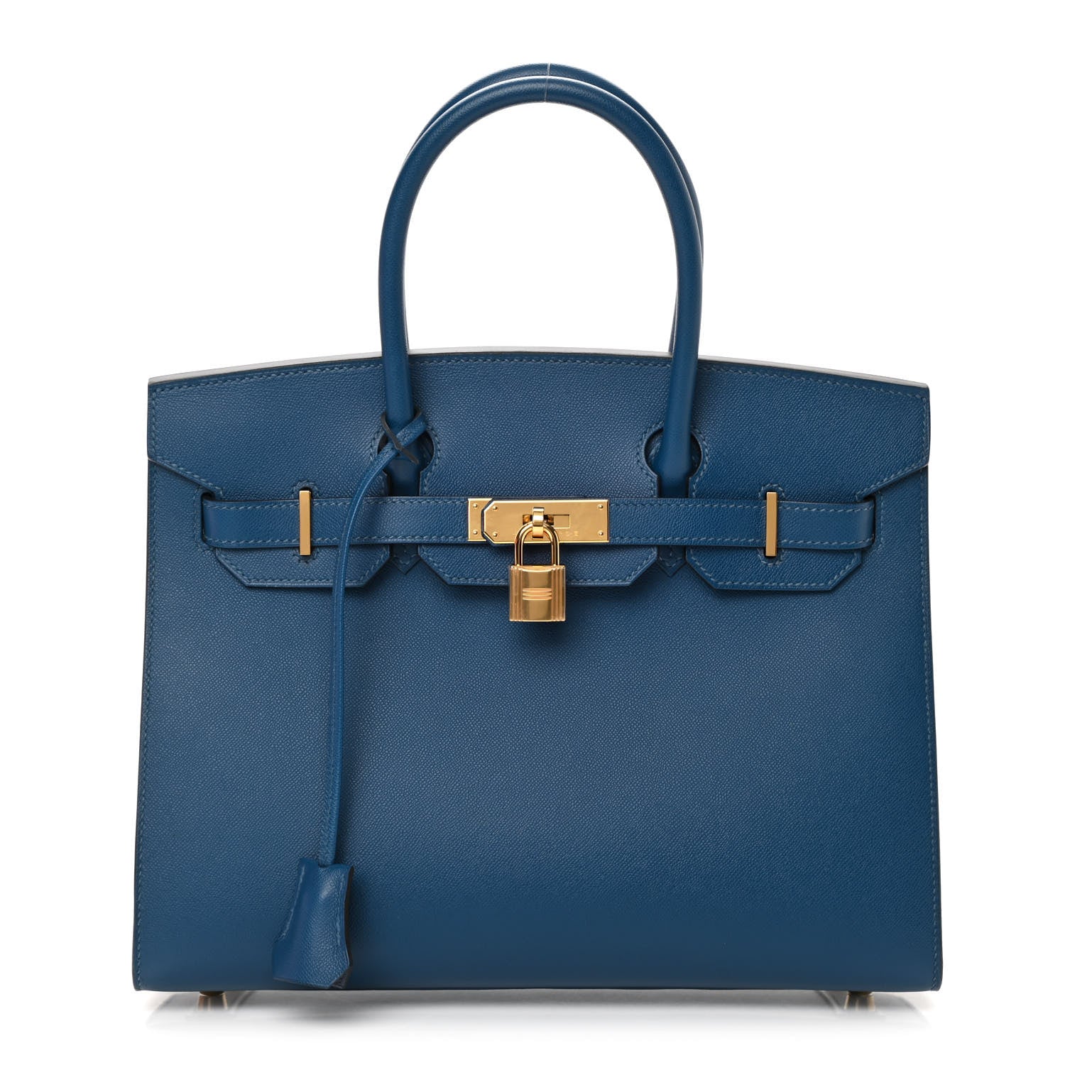 Hermes Madame Calfskin Birkin Sellier 30 Deep Blue 1141615 – FASHIONPHILE