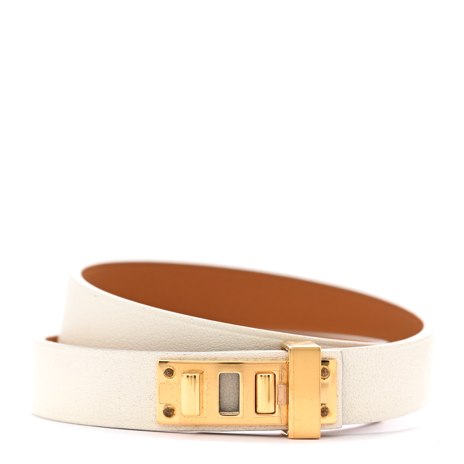 Hermes Swift Mini Dog Double Tour Bracelet T3 Gris Perle 1757658 ...