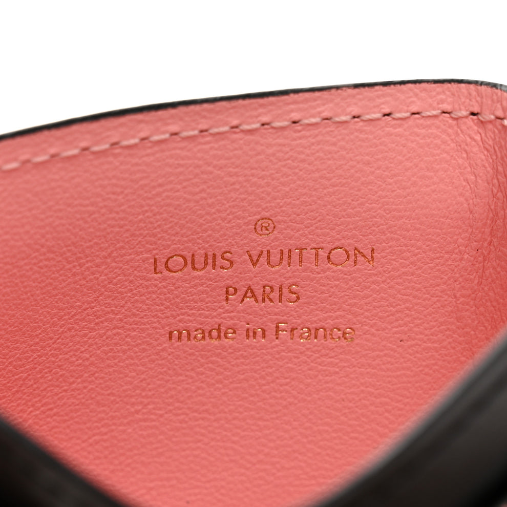 Louis Vuitton Monogram Fall for You LV Side-Up Card Holder Black ...