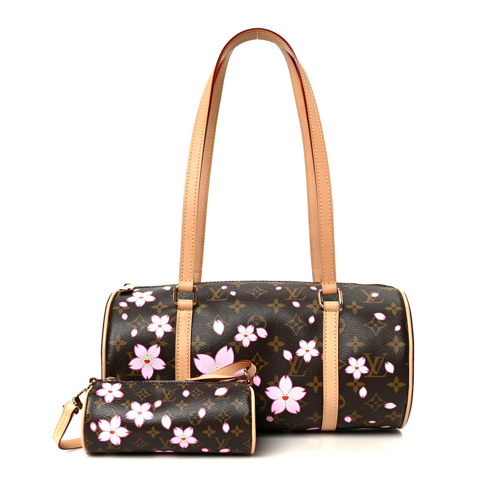 Louis Vuitton LV X TM Monogram Cherry Blossom Papillon Sakura Brown ...